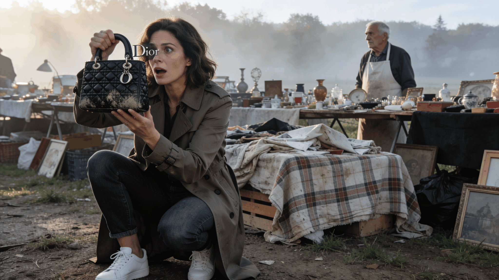 Chiner un vrai sac Dior en brocante pour 150 € au lieu de 2 800 €, c ...